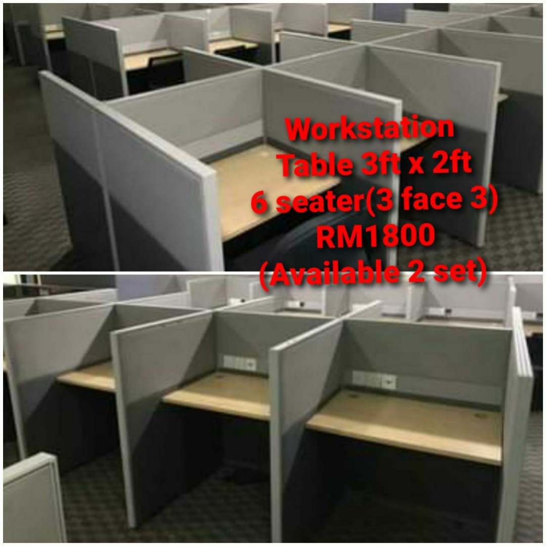 Workstation Table 3ftx2ft, Furniture & Home Living, Furniture, Tables ...