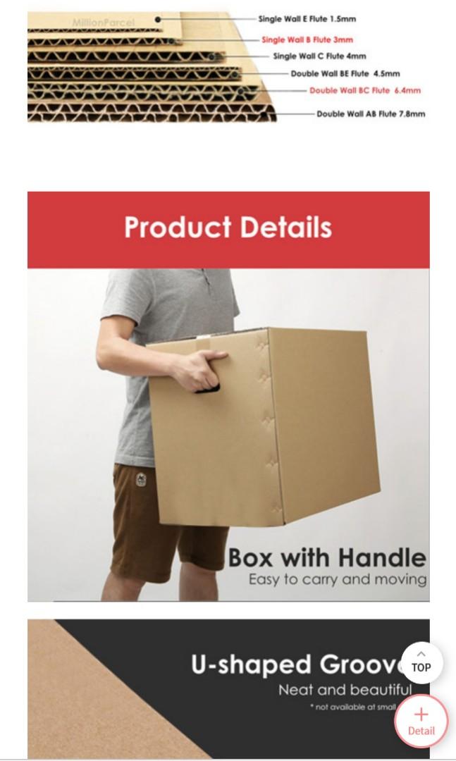 80cm carton box, Furniture & Home Living, Furniture, Other Home ...