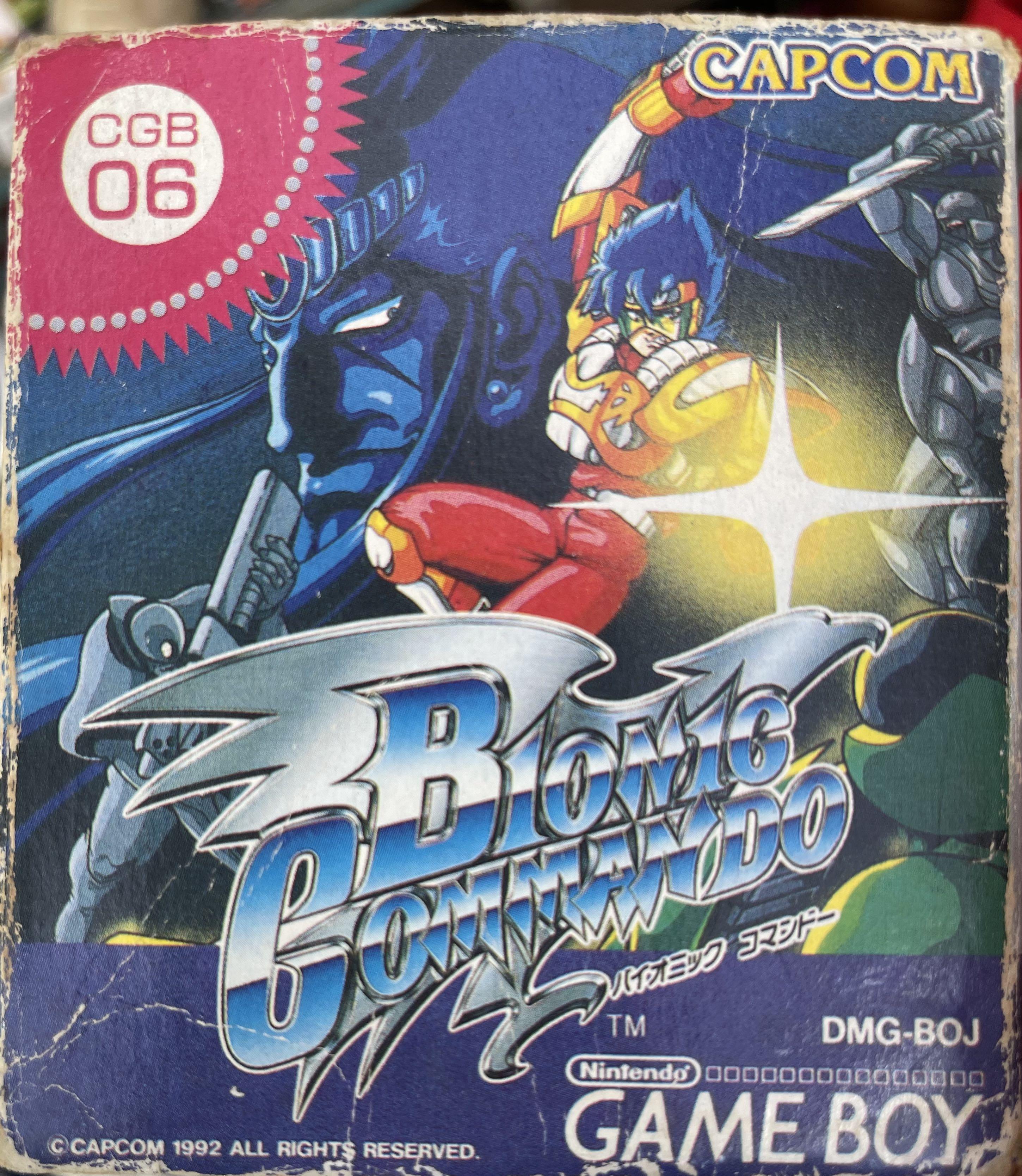 清屋平讓 已開封 Game Boy Bionic Commando Nintendo Game 游戲 卡帶 (盒舊 有說明書）, 電子遊戲 ...