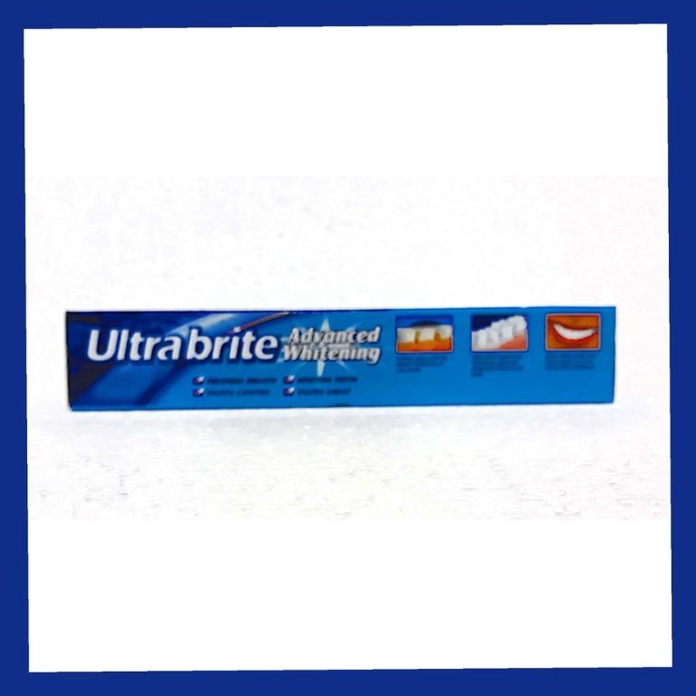 Ultra Brite ADVANCED WHITENING TOOTHPASTE, Beauty & Personal Care, Oral ...