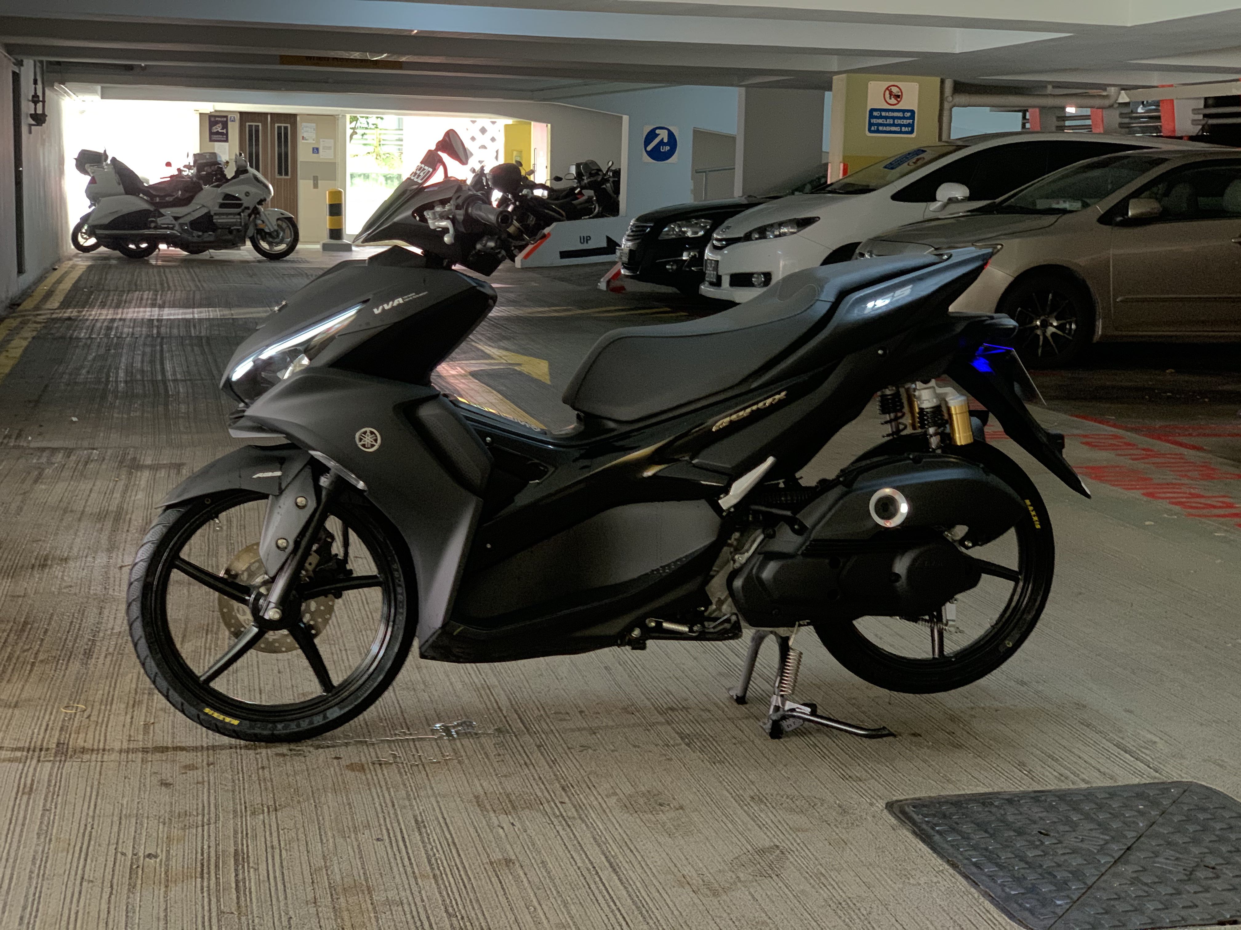 Aerox 17" Enkei rim, Motorcycles, Motorcycle Accessories on Carousell