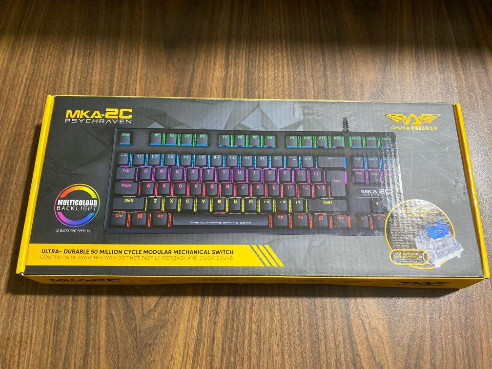 Armaggeddon MKA-2C Psychraven Mechanical Keyboard, Computers & Tech ...