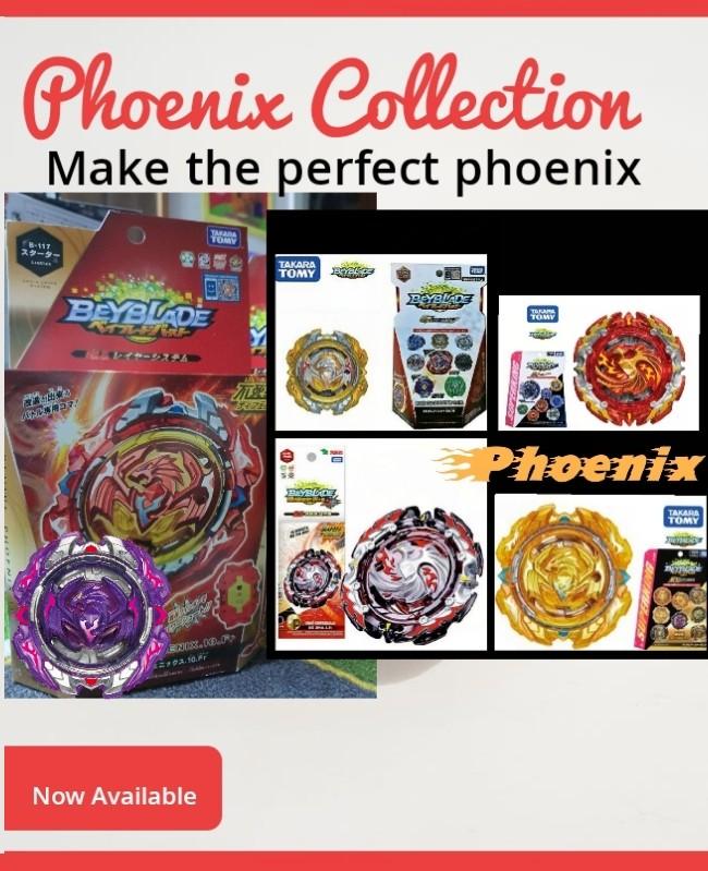 Beyblade Dead Revive Phoenix Atomic Metal Defemse Friction B131 B117 ...