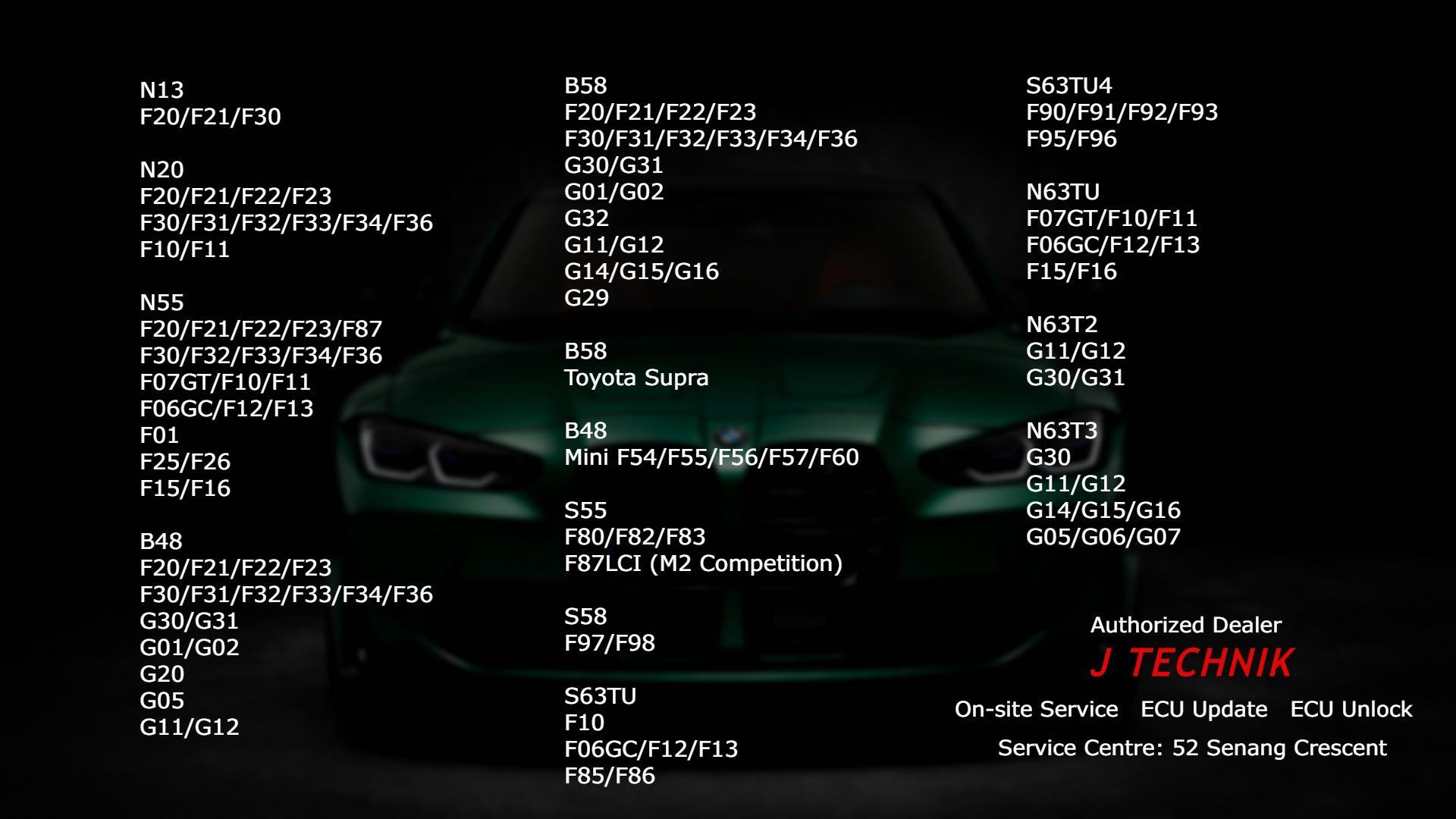 BMW Supra Mini BootMod3 Tuning F-Series G-Series Mini Cooper S JCW F54 ...