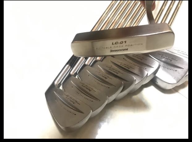 Bridgestone Legend Irons set + Putter , plus a MIKURI driver, Sports ...