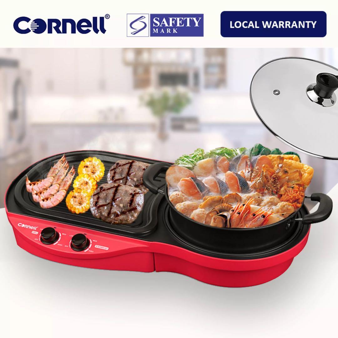 Cornell Table Top Grill with Hotpot, Furniture & Home Living ...