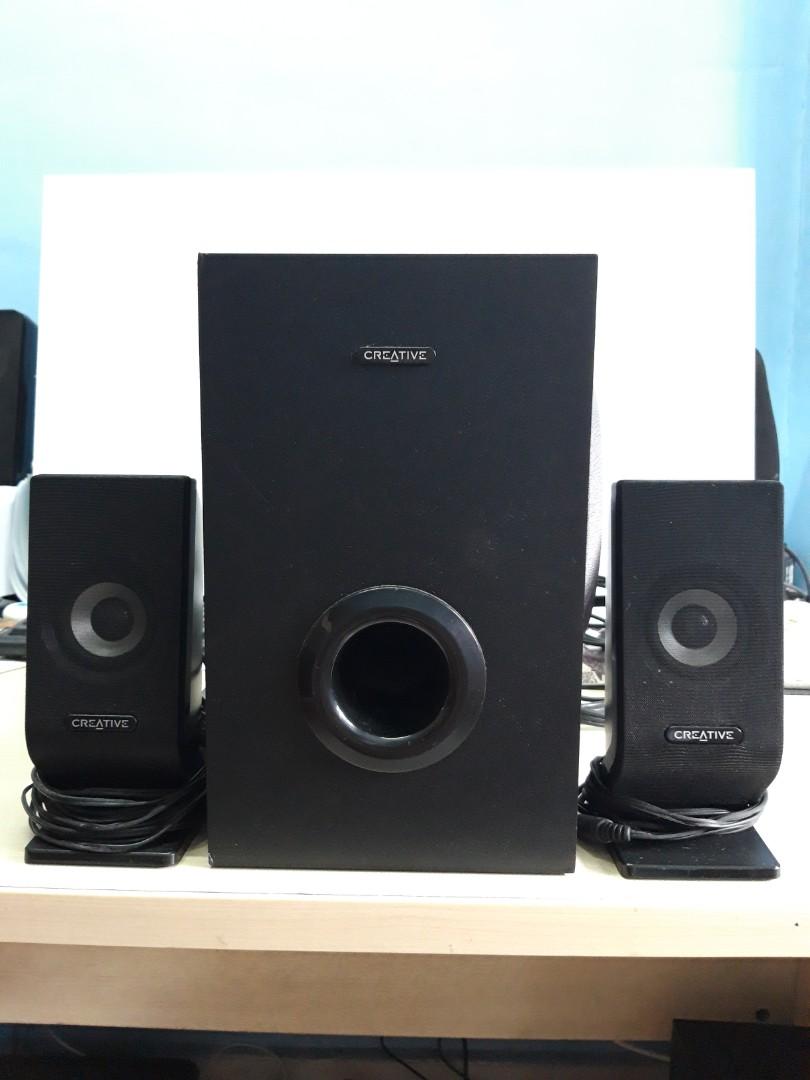 Pc Creative A500 Speakers System, Audio, Other Audio Equipment on Carousell