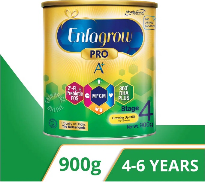 Enfagrow Pro A+ Growing Up Milk Powder Formula - Stage 4 900g, Babies & Kids, Nursing & Feeding ...