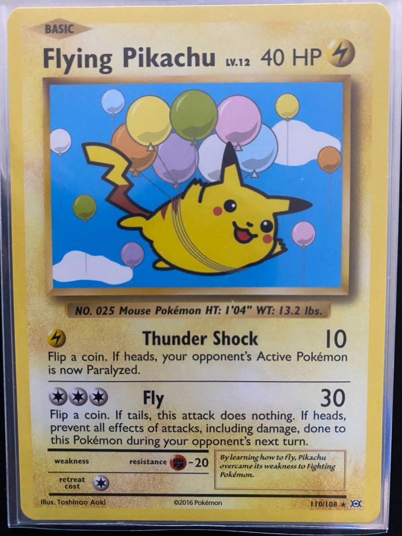 Flying Pikachu - Pokemon Cards TCG, Hobbies & Toys, Toys & Games on ...
