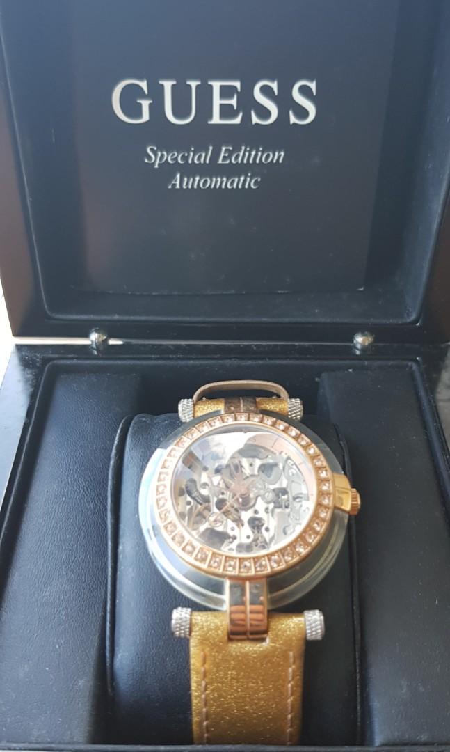 Guess Special Edition Automatic, Women's Fashion, Watches & Accessories ...