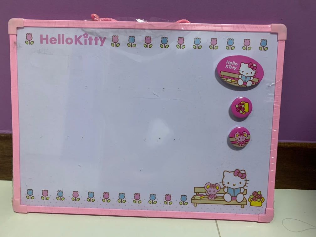Hello Kitty Magnetic Whiteboard, Hobbies & Toys, Stationery & Craft ...