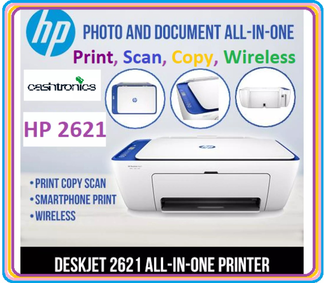 HP Deskjet 2621 All-in-one Printer, Computers & Tech, Printers ...