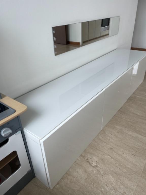 Ikea Besta Lowboard / Sideboard, Furniture & Home Living, Furniture, TV ...