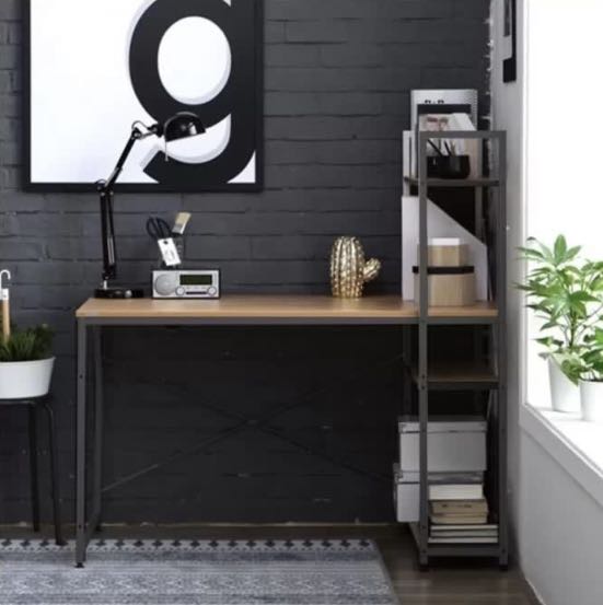 Industrial Study Table, Furniture & Home Living, Furniture, Other Home ...