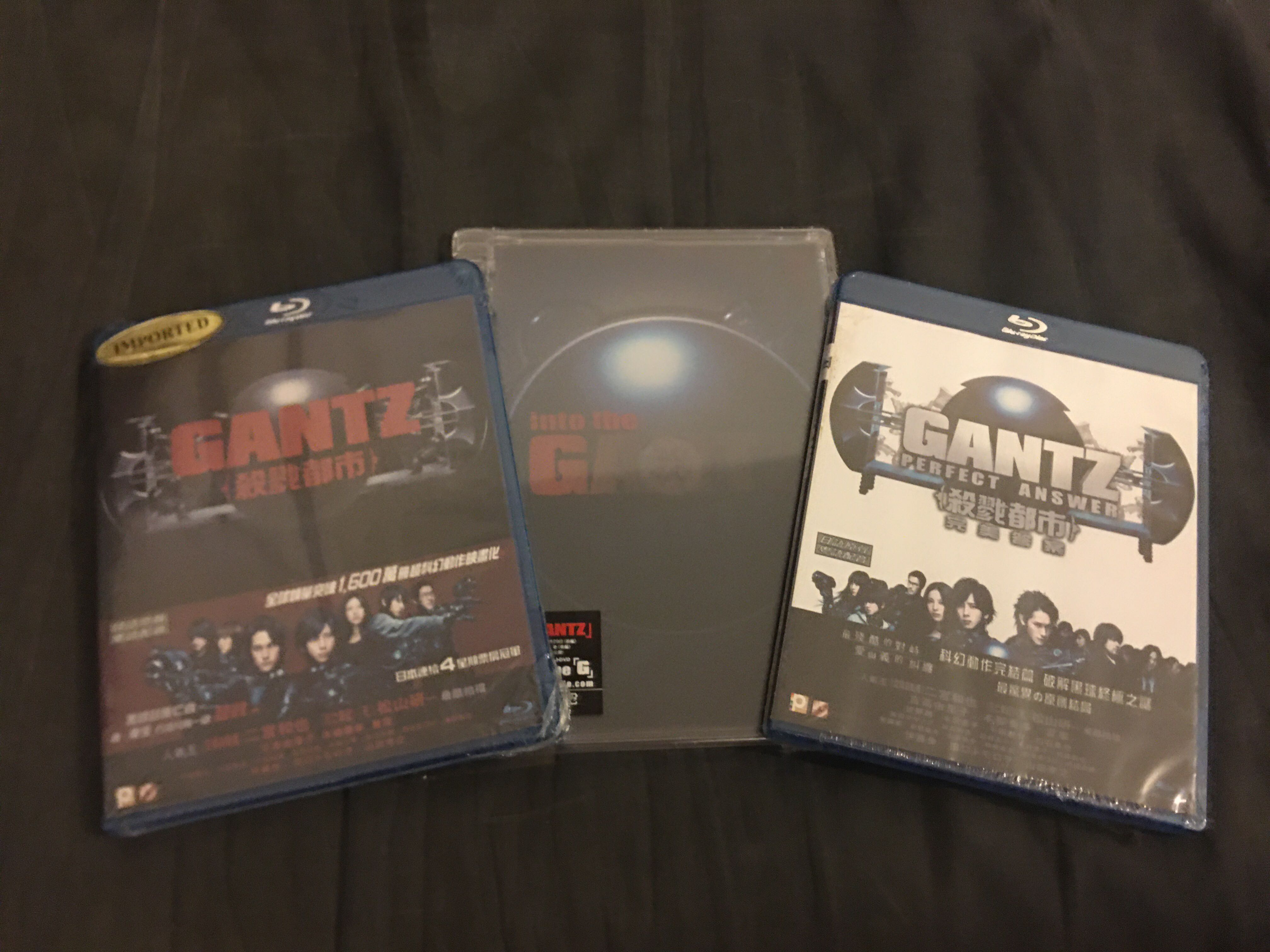 Japan Sci-Fi GANTZ Collection Blu-Ray Set, Hobbies & Toys, Music ...