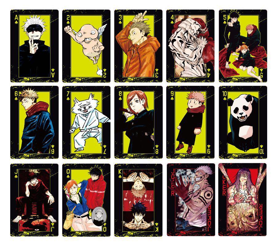 Jujutsu Kaisen Playing Cards, Hobbies & Toys, Memorabilia ...