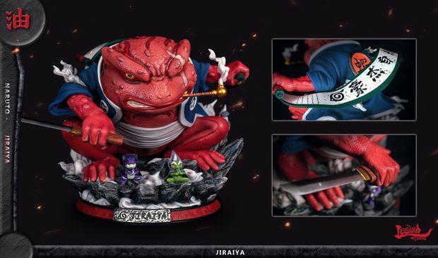 L seven studio Jiraiya + gamabunta recast resin Naruto Action Figure ...