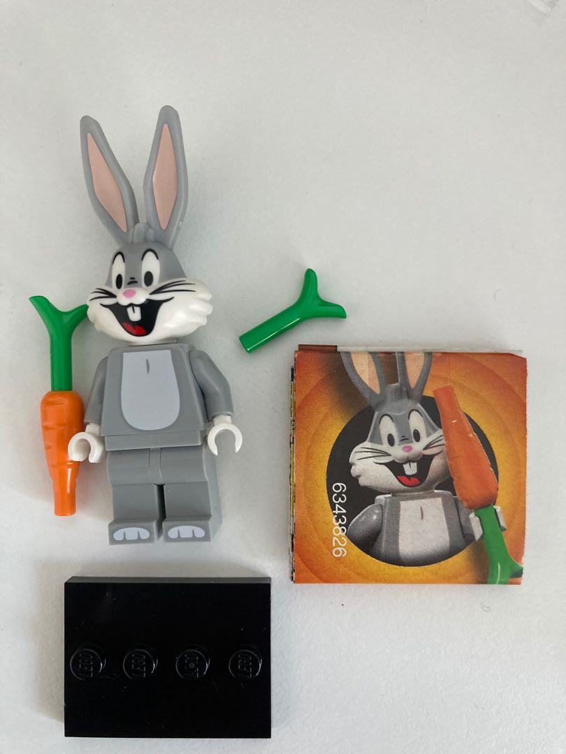 LEGO Looney Tunes Series 1 Bugs Bunny Minifigure 71030, 興趣及遊戲, 玩具 & 遊戲類 ...