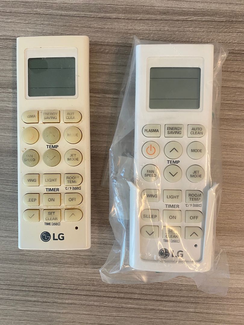 LG original aircon remote control, TV & Home Appliances, Air ...