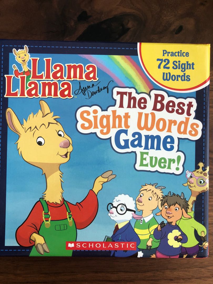 Llama Llama Sight Word Bingo, Hobbies & Toys, Toys & Games on Carousell