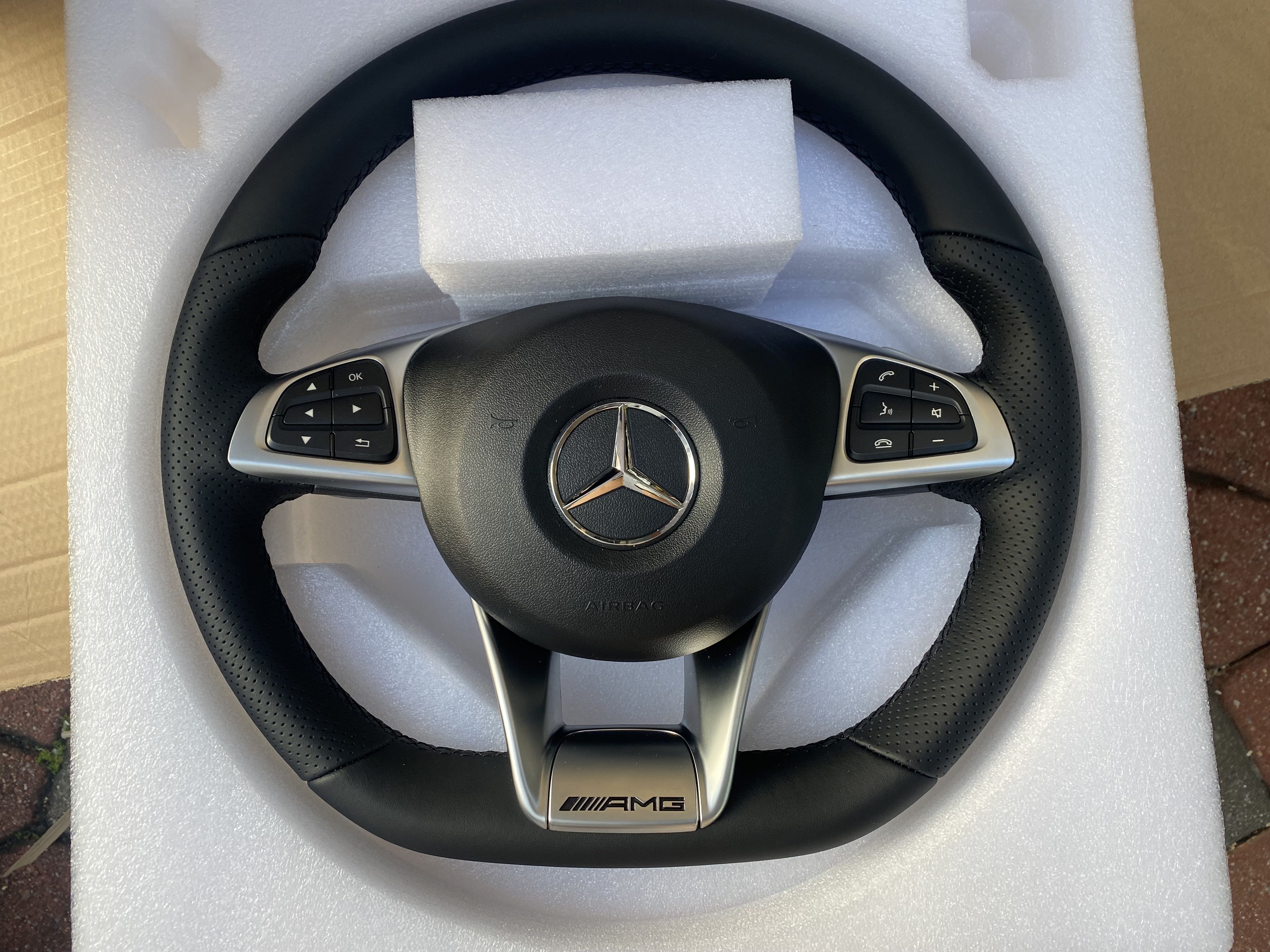 Mercedes Benz amg steering a b c cla gla glb GLC gle e class w204 w205 ...