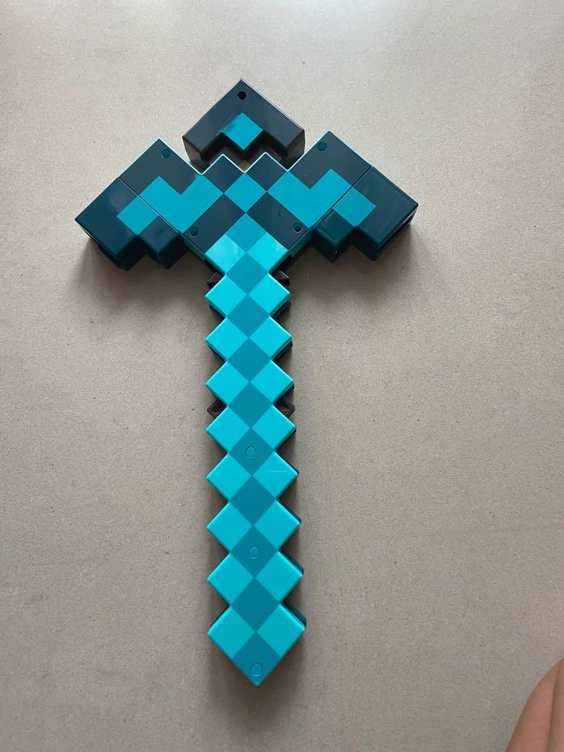 Minecraft Diamond Pickaxe Toy, Hobbies & Toys, Toys & Games on Carousell