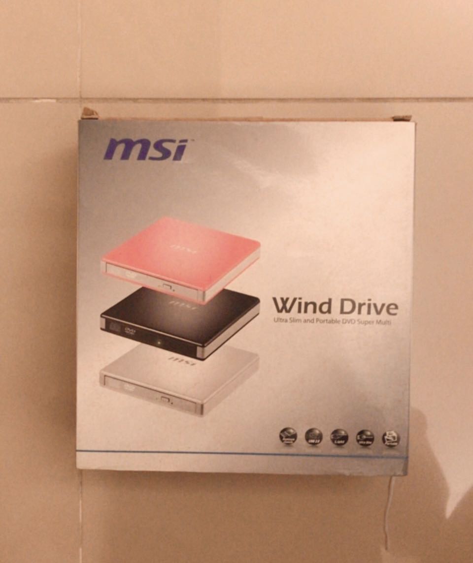 msi 外接式DVD燒錄機, 電腦及科技產品, 電腦在旋轉拍賣