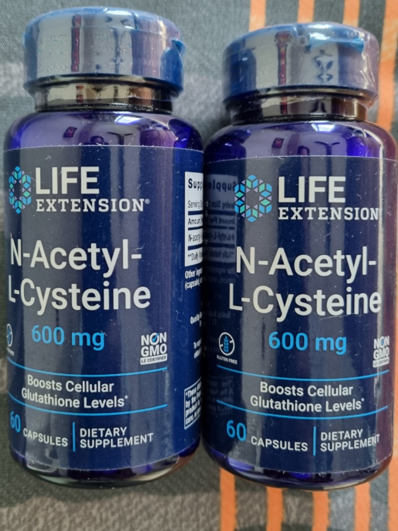 NAC (N ACETYL L CYSTEINE) Life extension, Health & Nutrition, Health ...