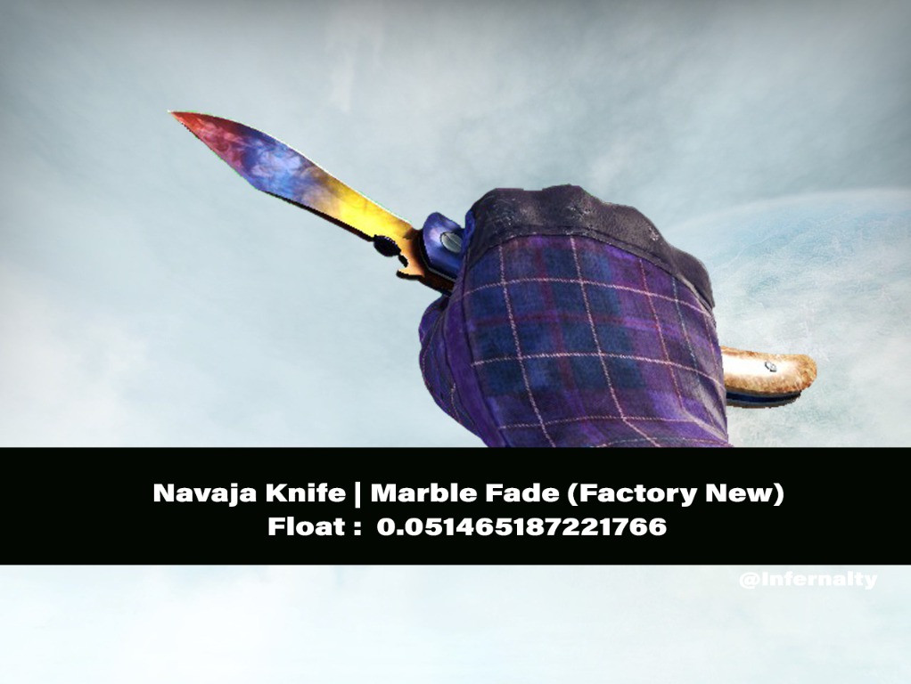 Navaja Knife Marble Fade FN CSGO SKINS KNIVES, Video Gaming, Gaming ...