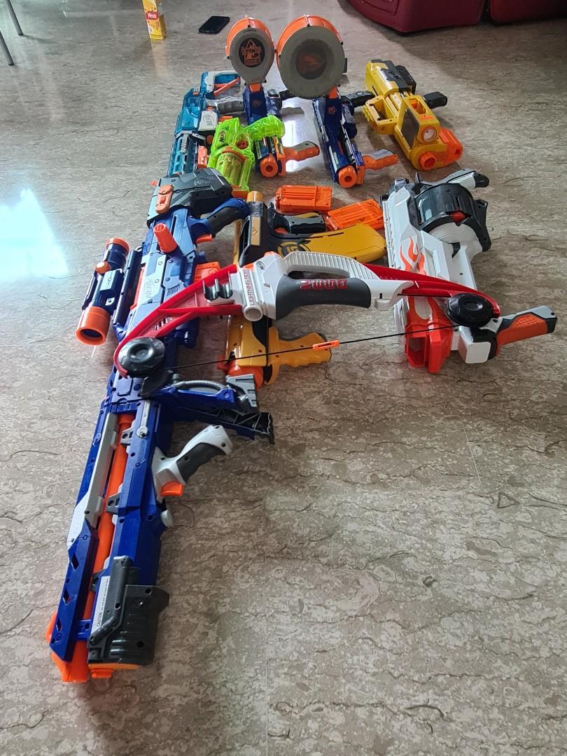 Nerf gun collection, Hobbies & Toys, Toys & Games on Carousell