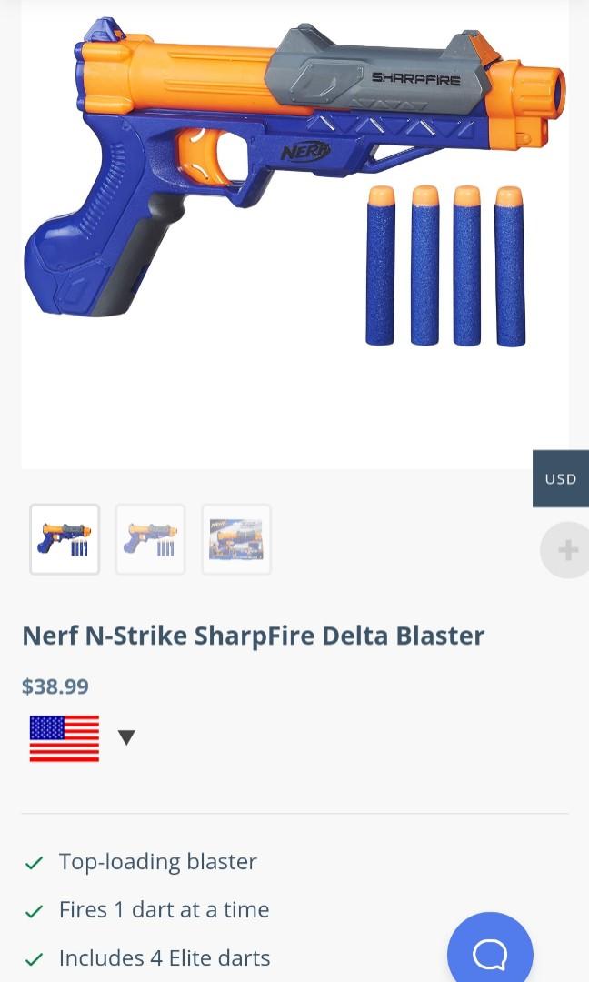 Nerf Sharpfire and Jolt, Hobbies & Toys, Toys & Games on Carousell