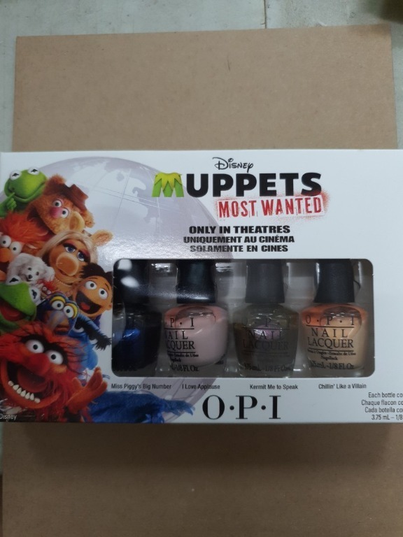 O.P.I Muppet's Most Wanted 4 Mini Set, Beauty & Personal Care, Hands ...
