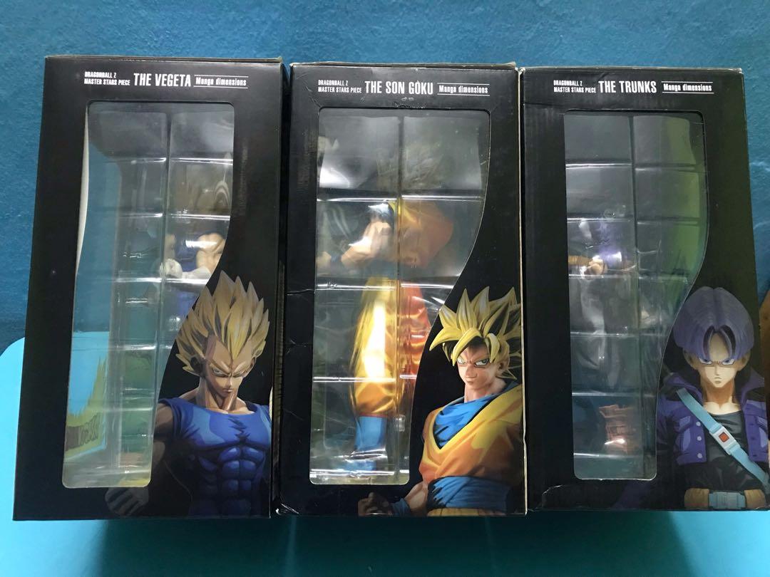 Original Banpresto Manga Dimension Dragon ball Goku Vegeta Trunks MSP ...