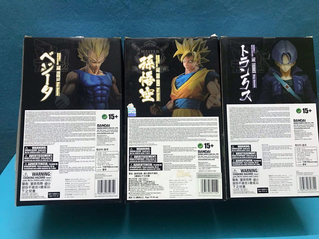 Original Banpresto Manga Dimension Dragon ball Goku Vegeta Trunks MSP ...