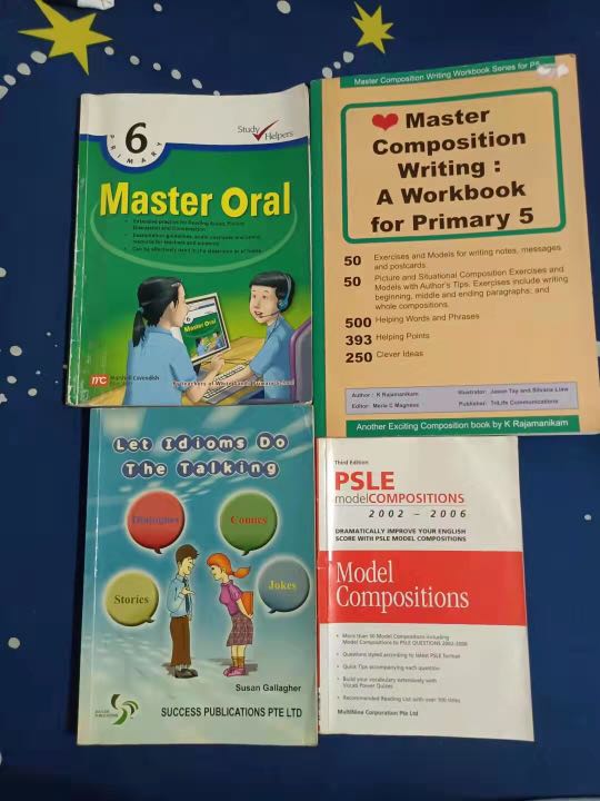 P5 P6 (PSLE) English Oral & Composition & Idioms, Hobbies & Toys, Books ...