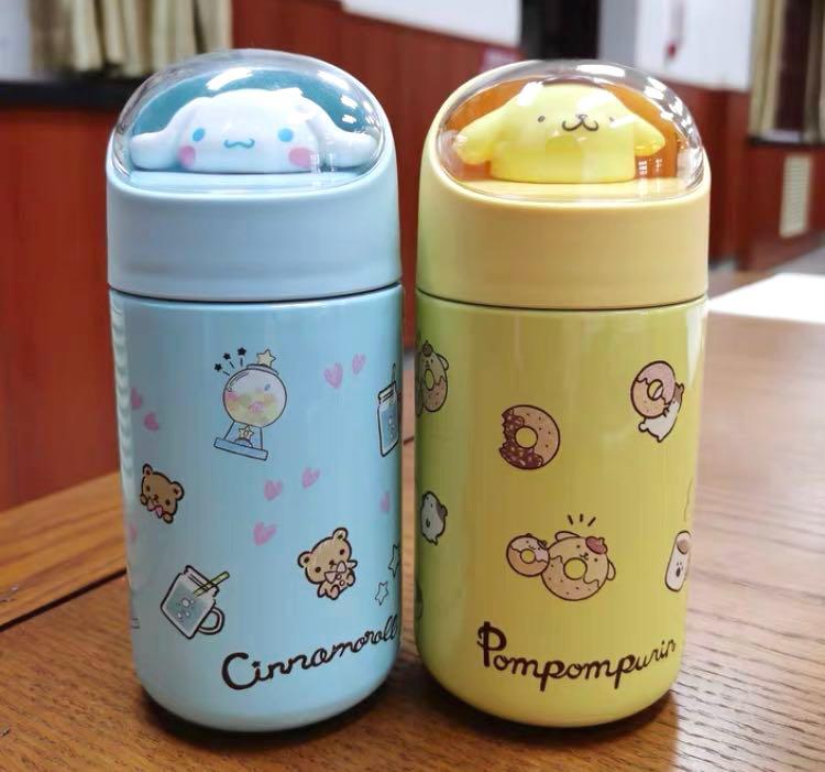 MINISO x Sanrio Stainless Steel Thermal Flask - Hello Kitty Pompompurin Cinnamoroll Melody ...