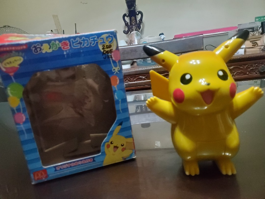 pokemon pikachu crayon dispenser mcdonald japan, Hobbies & Toys, Toys ...