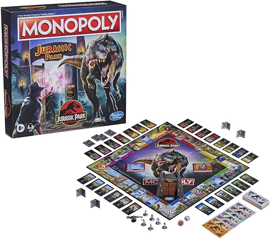 {READY STOCK} AUTHENTIC Monopoly Jurassic Park Edition Board Game with ...