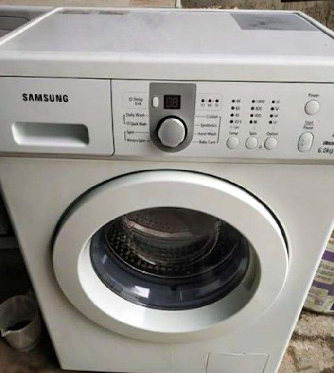 SAMSUNG DIAMOND AUTOMATIC WASHING MACHINE 6.0kg FRONT LOAD, TV & Home ...