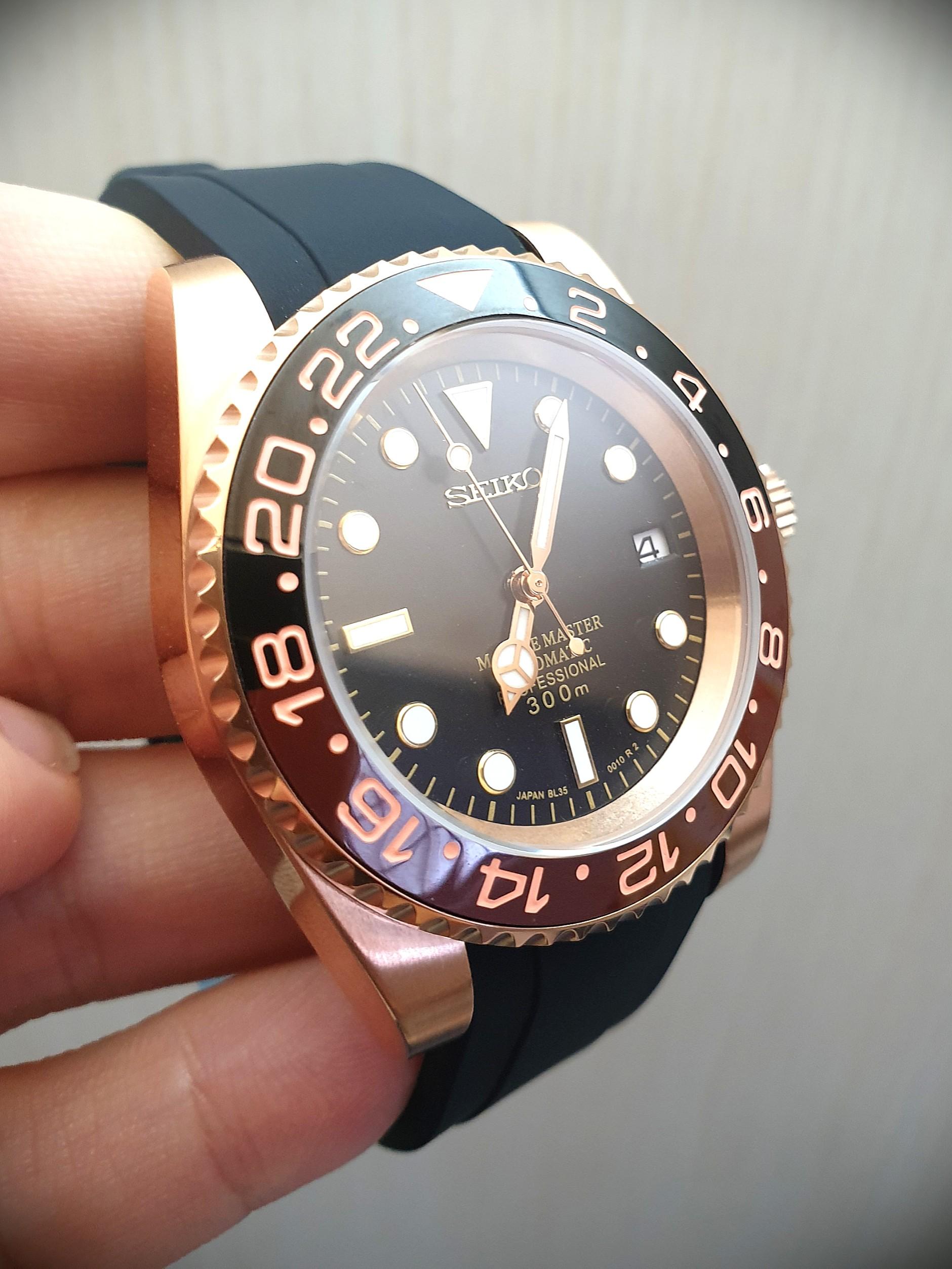 Seiko Mod Root beer, Men's Fashion, Watches & Accessories, Watches on ...