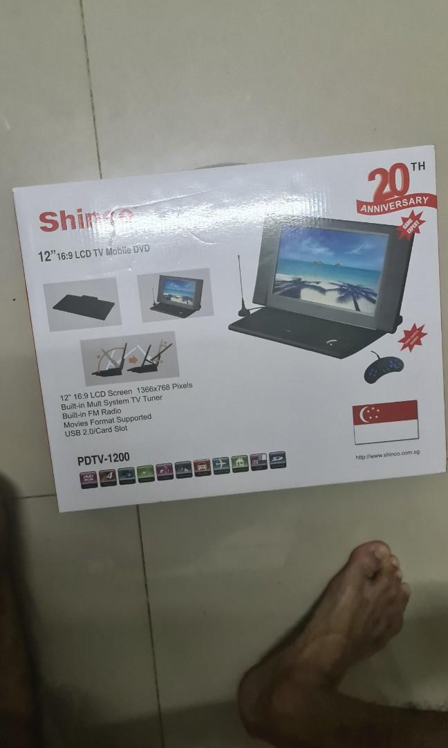 Shinco 12 Inch LCD Tv Mobile DVD., TV & Home Appliances, TV ...