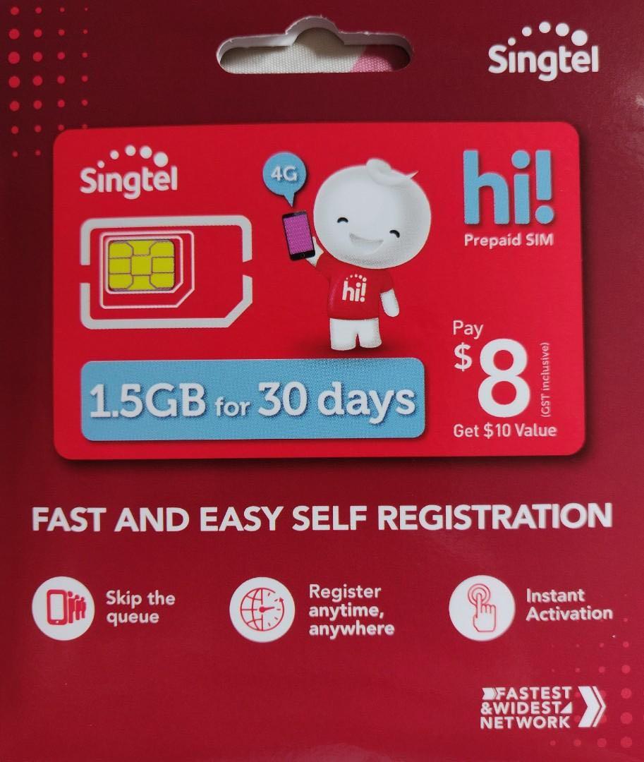 SingTel Sim Card Registered, Everything Else on Carousell