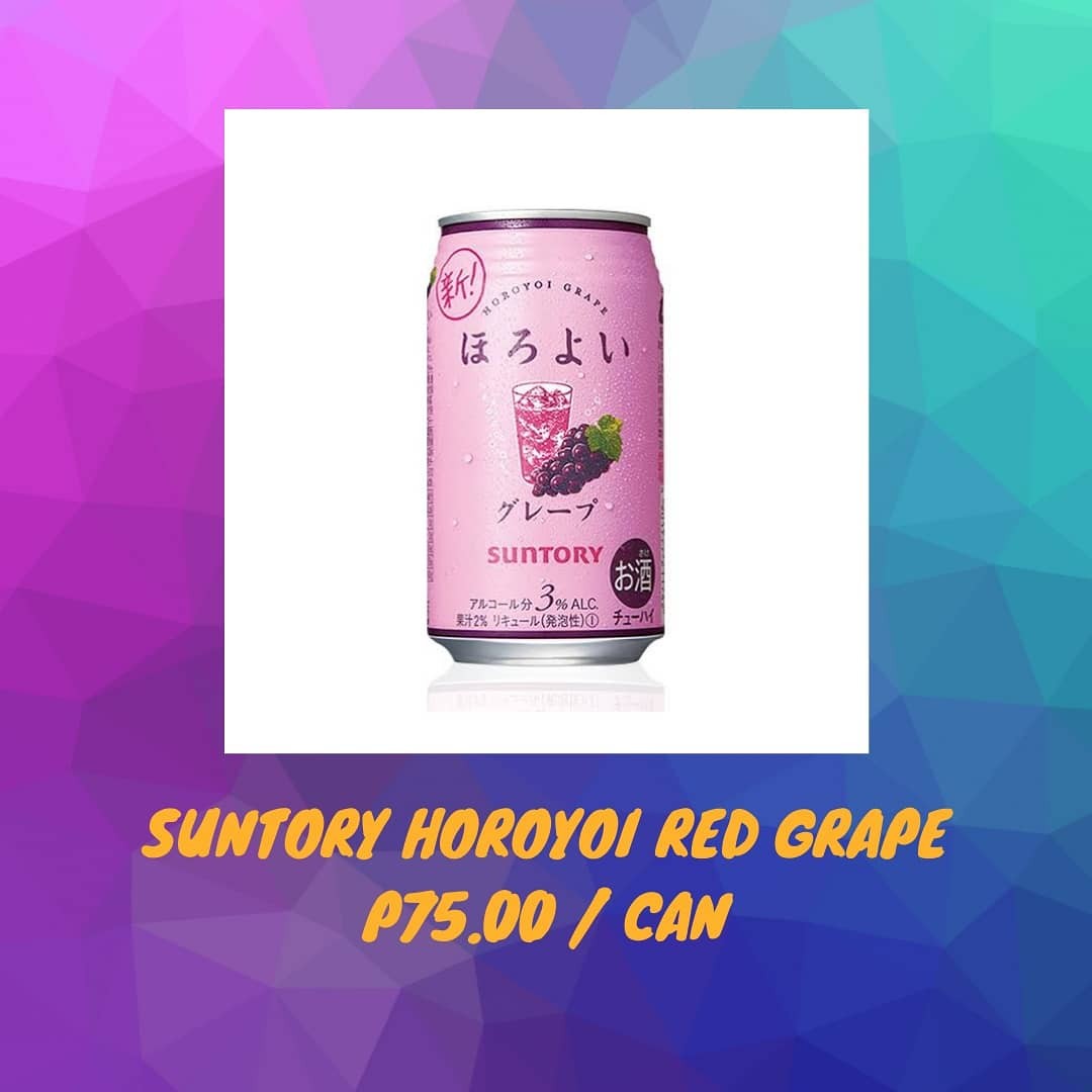 Suntory Horoyoi Red Grape and Peach, Food & Drinks, Beverages on Carousell