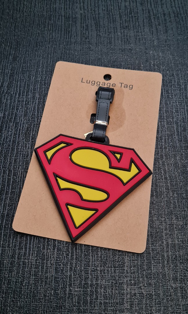 Superman Luggage Tag, Hobbies & Toys, Travel, Travel Essentials ...