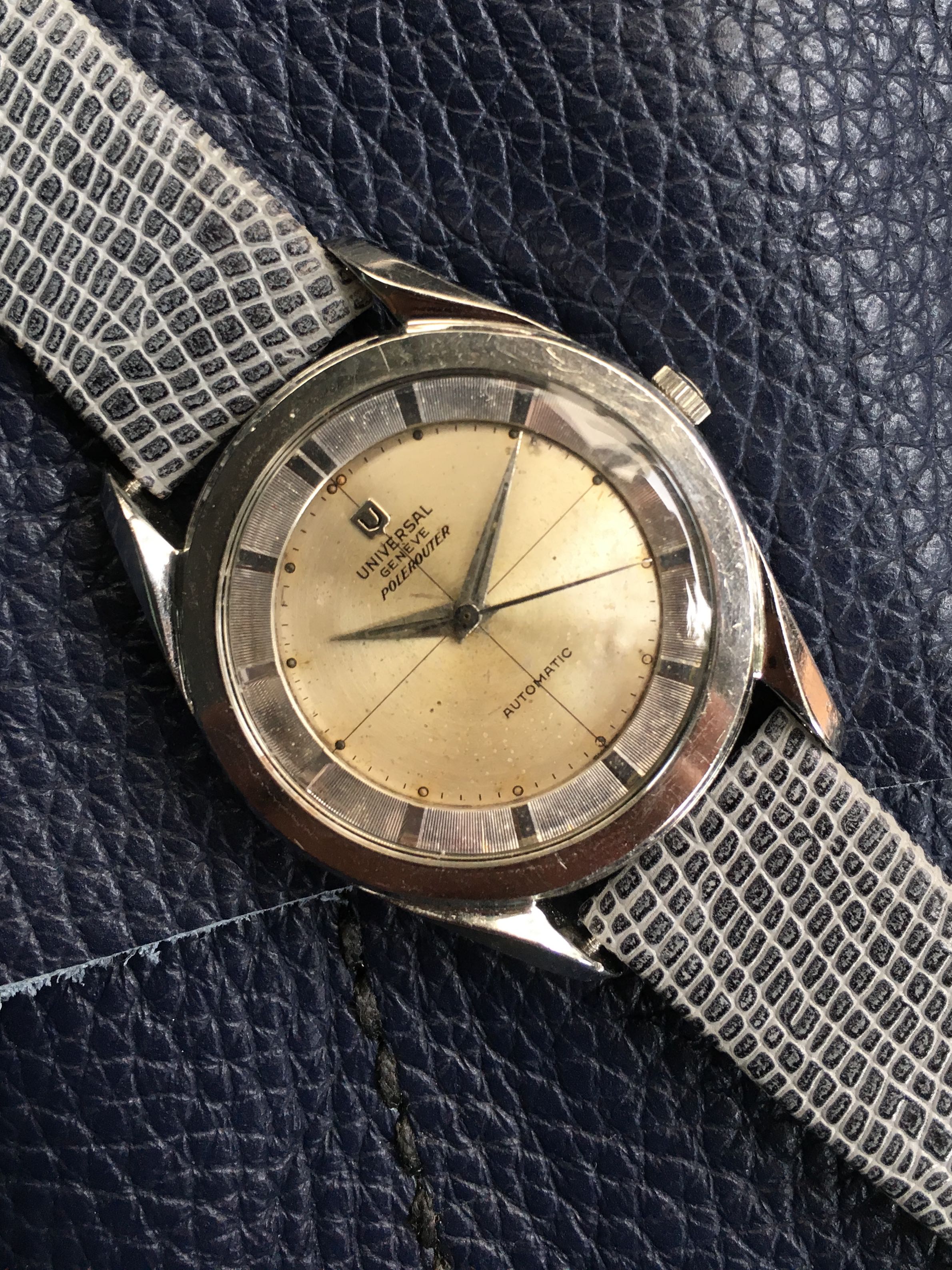 [SOLD] Universal Geneve UG Polerouter/Polarouter 20217 Automatic Bumper ...