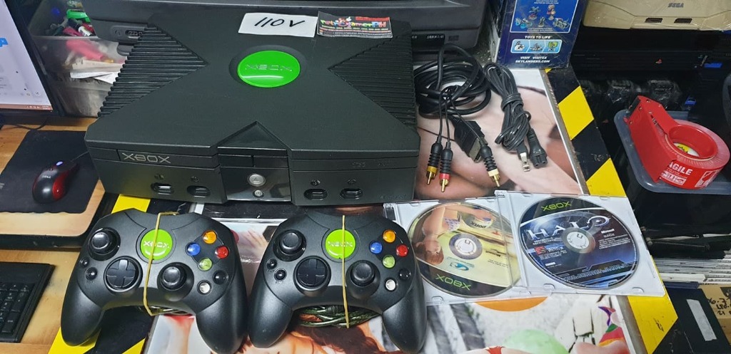 Xbox Classic Console Bundle (Japan Version), Video Gaming, Video Game ...