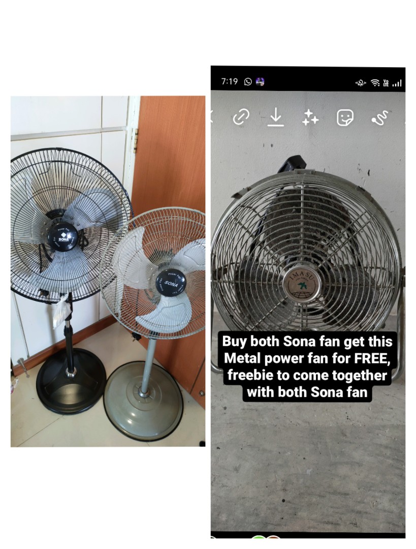 *20&18 Sona power fan , industrial fan , turbo fan , metal fan ...