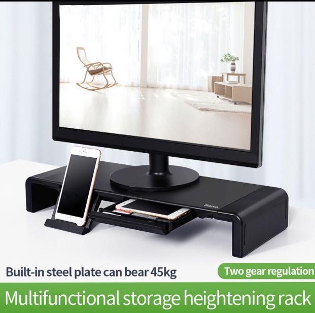 [Brand New]Adjustable/foldable Monitor stand with USB AND TYPE C plug ...