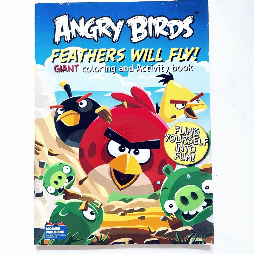 Angry Bird Colouring Book, Hobbies & Toys, Books & Magazines, Children ...