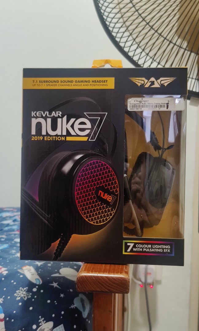 Armaggeddon Nuke 7 Kevlar Gaming Headset, Audio, Headphones & Headsets on Carousell